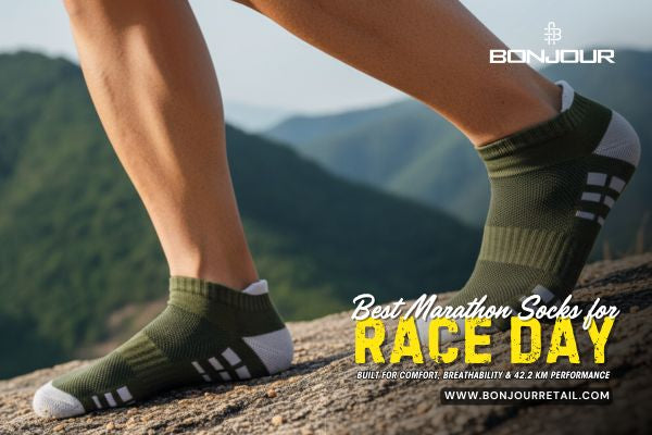 How to Choose the Best Marathon Socks for Race Day – BONJOUR