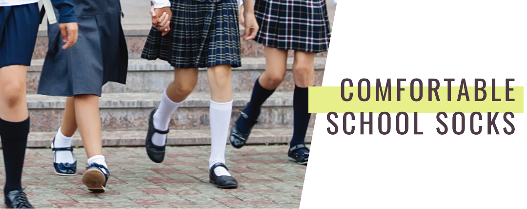 Step into Comfort and Style: School Socks for Kids by Bonjour – BONJOUR