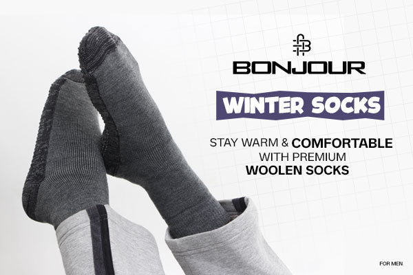 Winter Socks for Men: Woolen Socks for Men Explained – BONJOUR