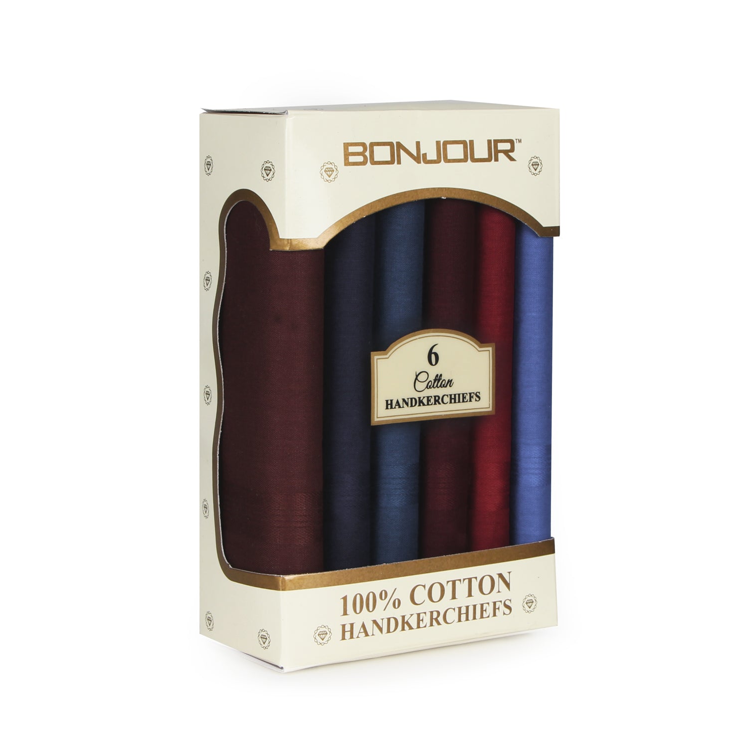 Bonjour Premium Assorted cotton Handkerchiefs – BONJOUR