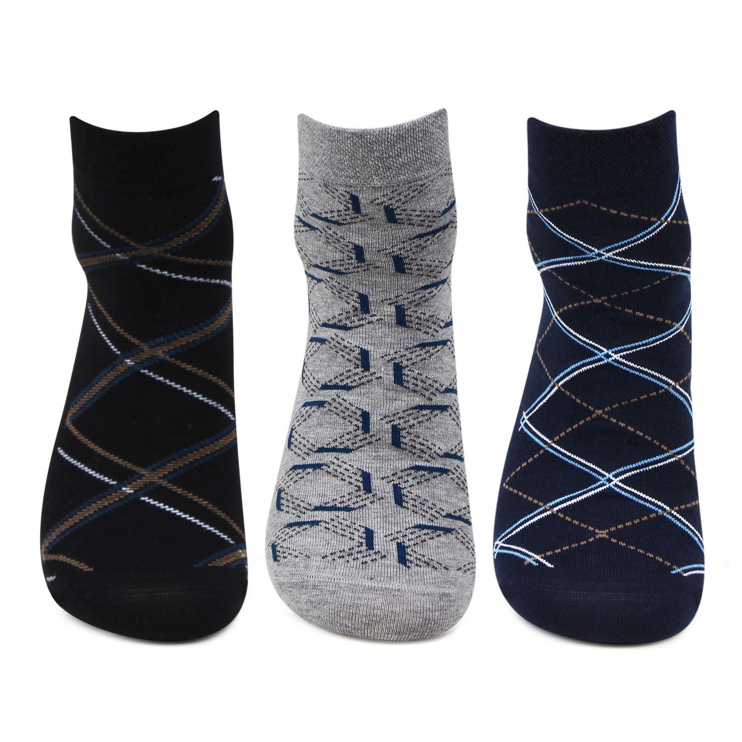 Men Formal Ankle Length Business & Office Socks-Pack Of 3 – BONJOUR